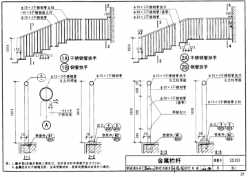 图集12j003铁艺围栏,12j003完整图集栏杆,12j003围墙图集_大山谷图库